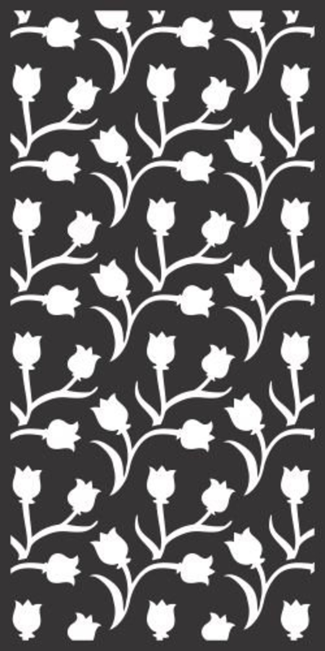 Flower Room Divider Panel Screen Partitions Wall Hanging | Etsy