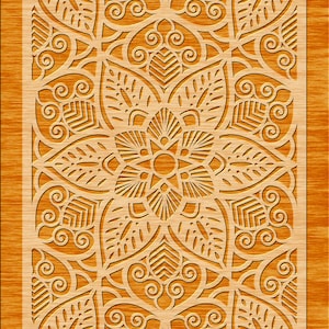 Ornamental, Mandala Gate, Grill, Door, Room Divider, Laser, CNC, Plasma ...