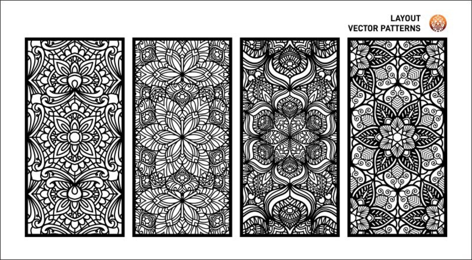 Ornamental Mandala Gate Grill Door Room Divider Laser - Etsy