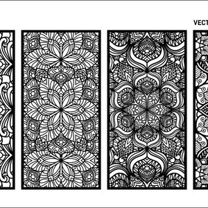 Ornamental, Mandala Gate, Grill, Door, Room Divider, Laser, CNC, Plasma ...