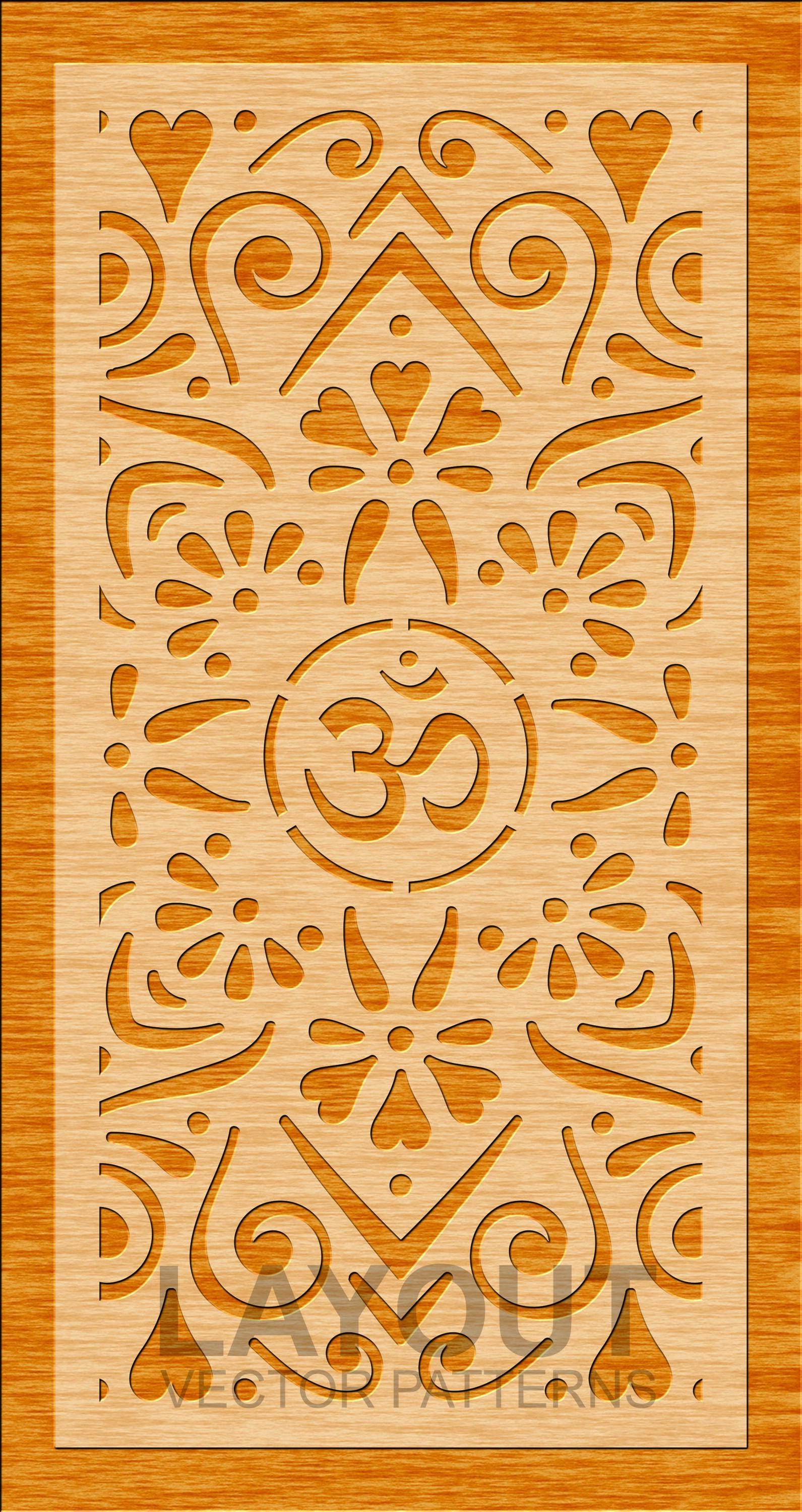 10 Temple Template, Wall Hanging, Partitions, Screen, Stencil, Laser ...