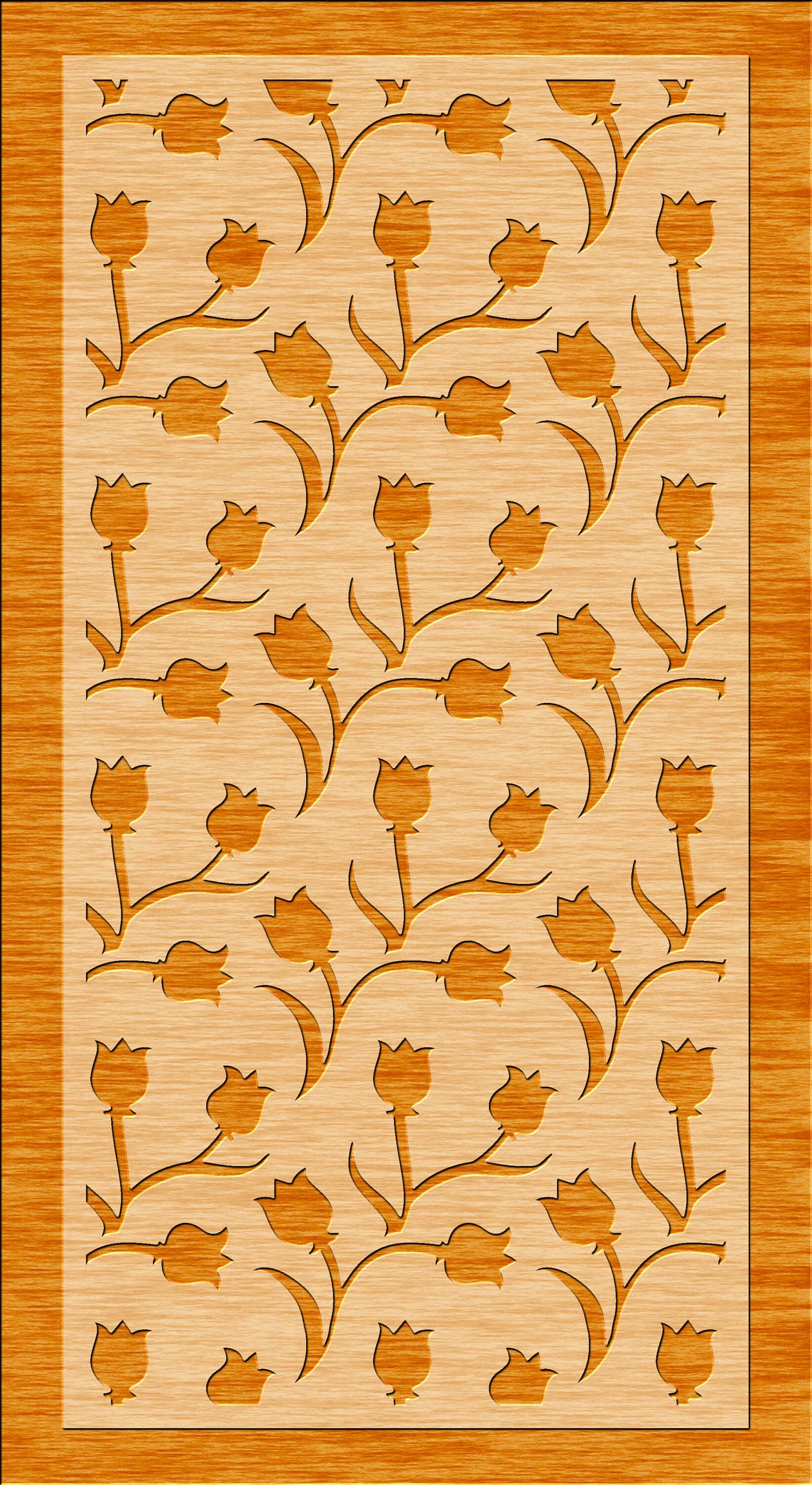 Flower Room Divider Panel Screen Partitions Wall Hanging | Etsy