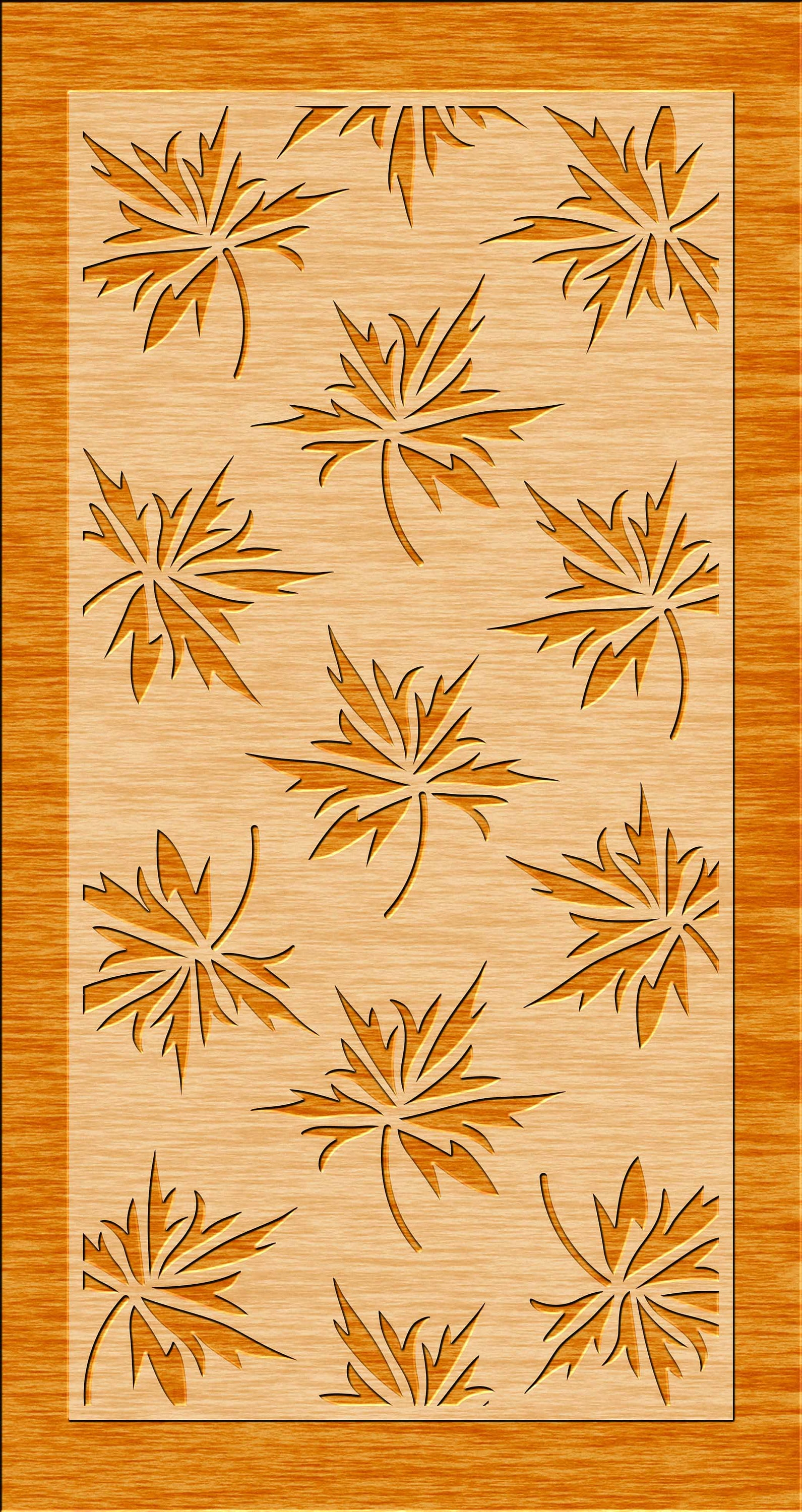 Leaf Room Divider Gate Grill Panel Wall Hanging Privacy | Etsy