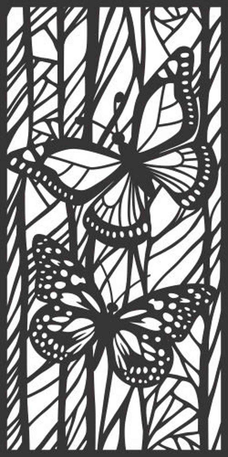 Butterfly Room Divider Panel Screen Partitions Wall - Etsy