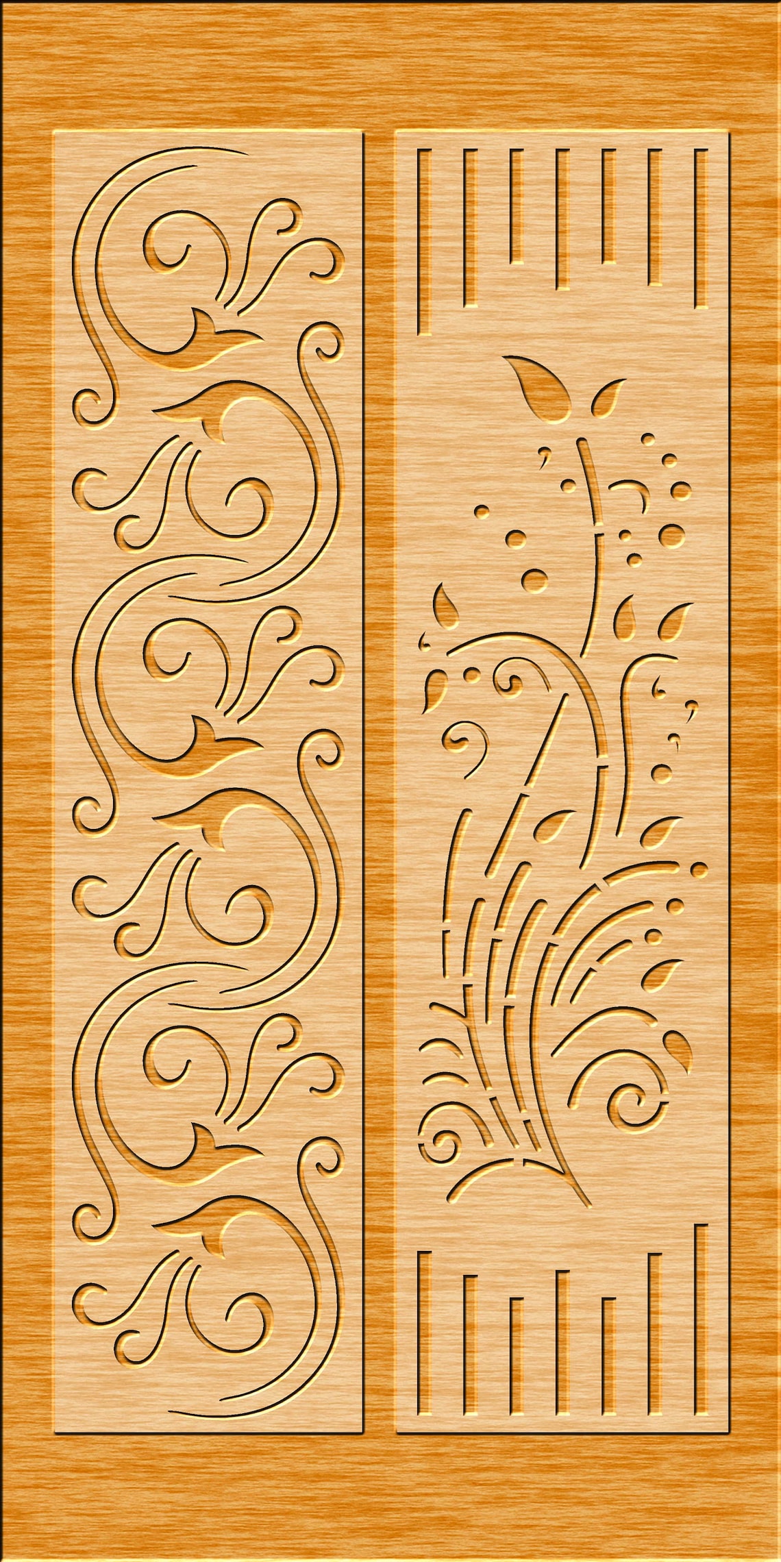 6 Decorative Panels Wall Hanging Partitions screen | Etsy