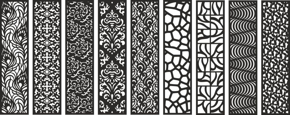 45 Decorative Panel | Set # 2 | Room Divider, Screen, Partitions, Door ...