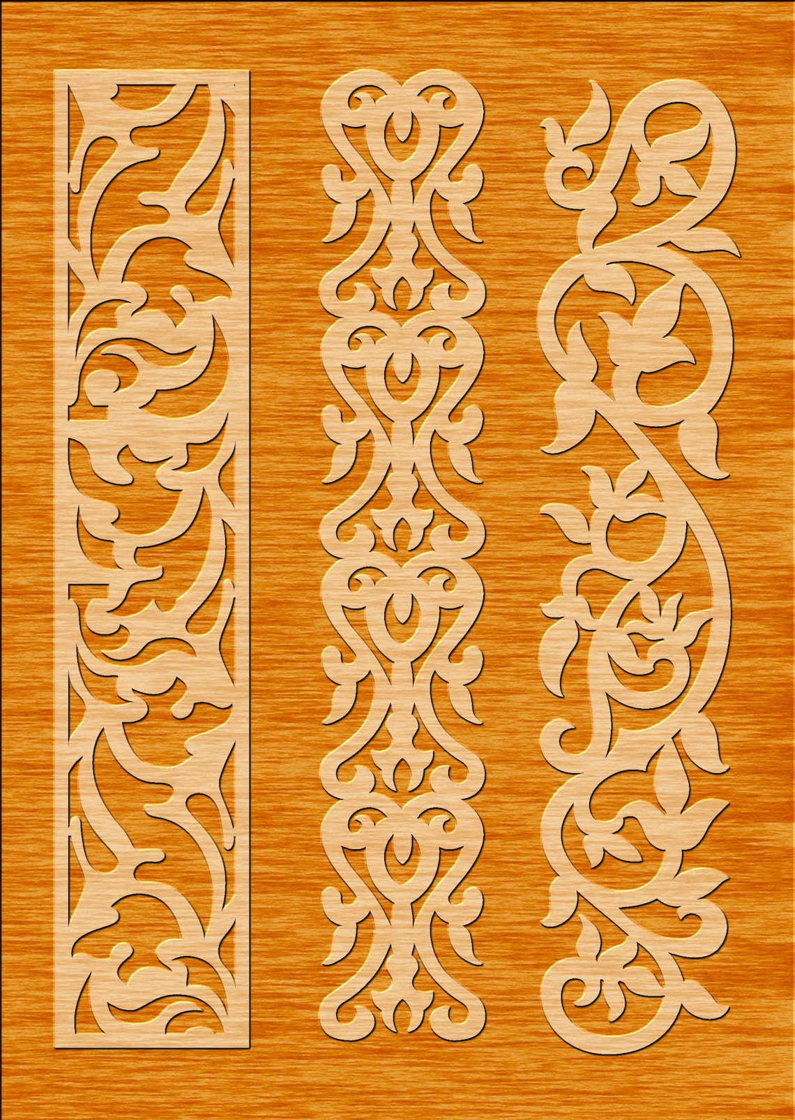 7 Seamless Border Designs | Wall Decor, Panel & Stencil | Craft ...
