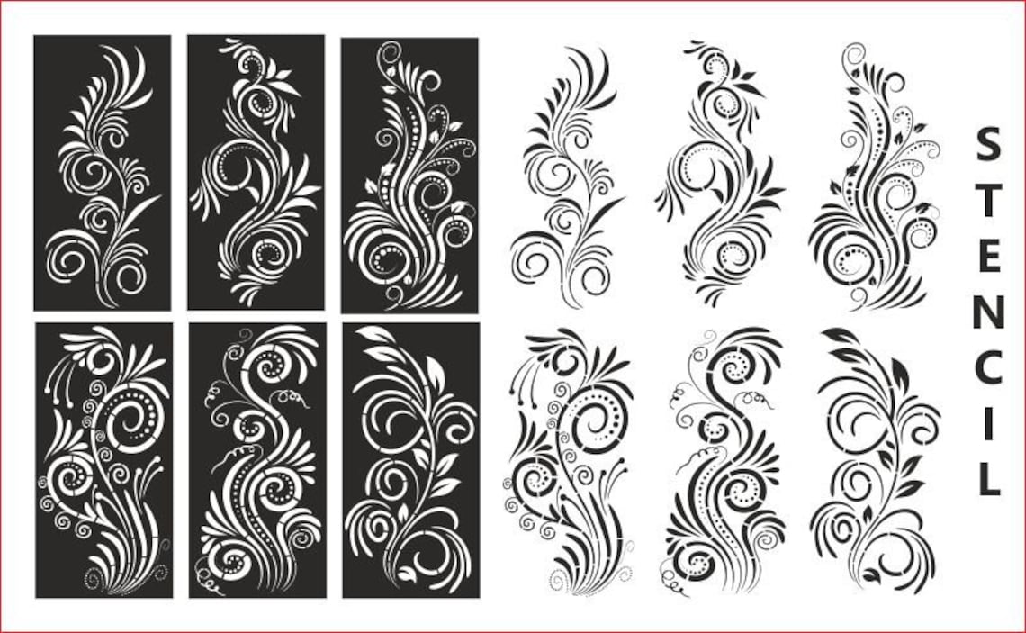 6 Floral Decorative Panels Room Divider Privacy Screen - Etsy