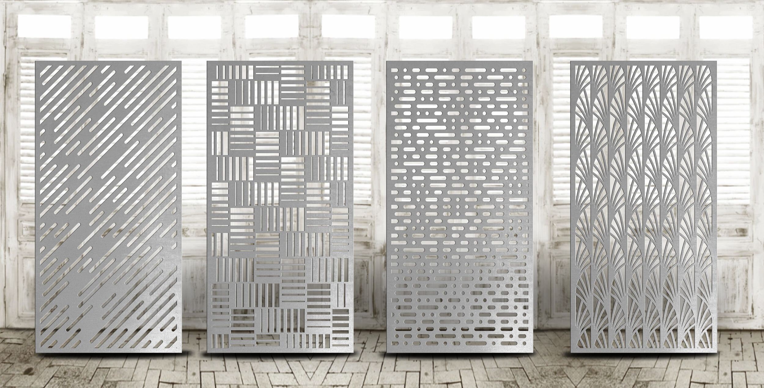 32 Abstract Panel Gate Grill Room Divider Screen - Etsy