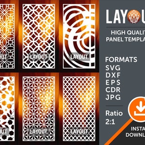 Room Divider, Privacy Screen, Decorative Panel, Stencil, Wall Handing ...