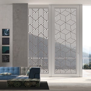 6 Geometric Pattern, Set #4 Decorative Panel, Privacy Screen, Stencil ...