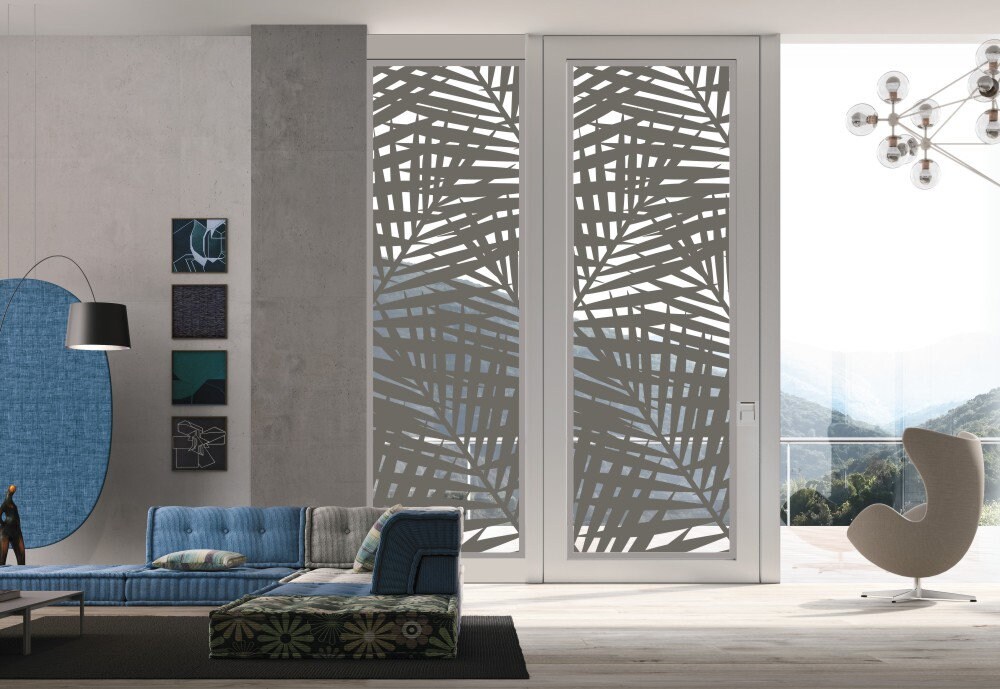 Palm Leaf Panel Pattern Decorative Room Divider Wall | Etsy