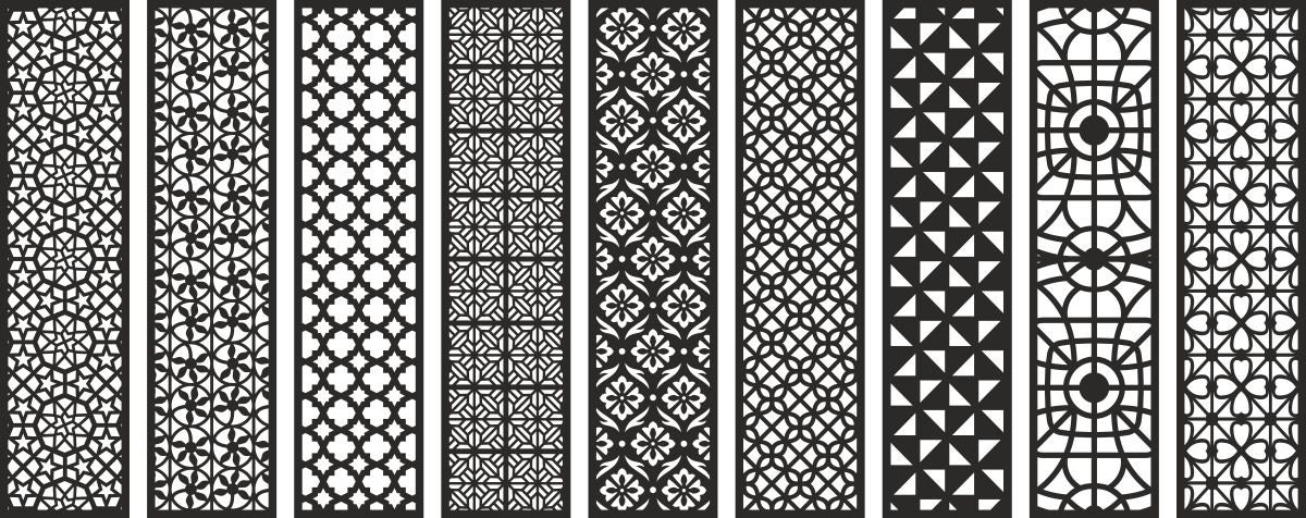 45 Decorative Panel Set 4 Room Divider Screen - Etsy Australia