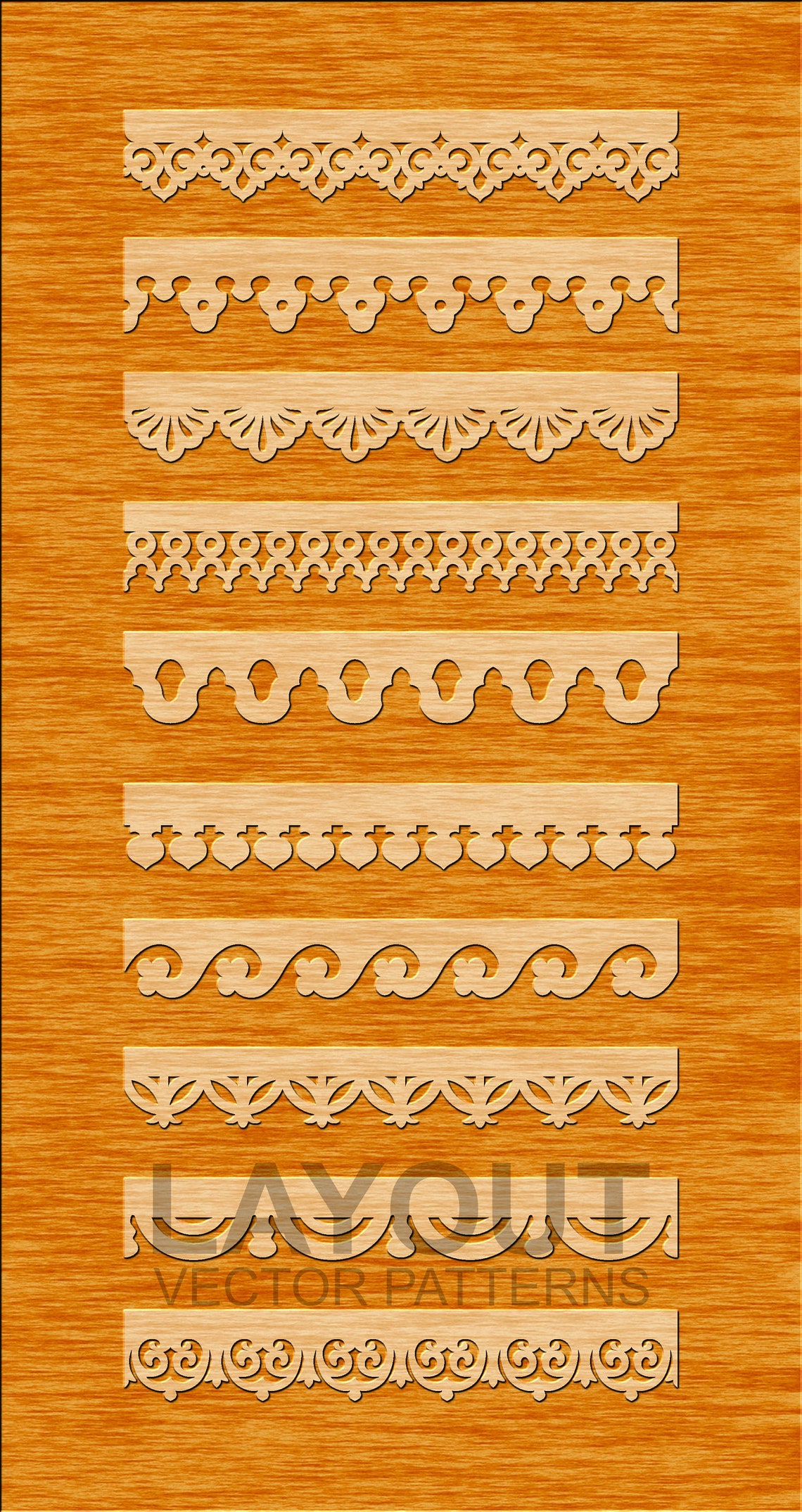 20 Seamless Border Designs | Wall Decor, Curtain Pelmets | Boundary ...