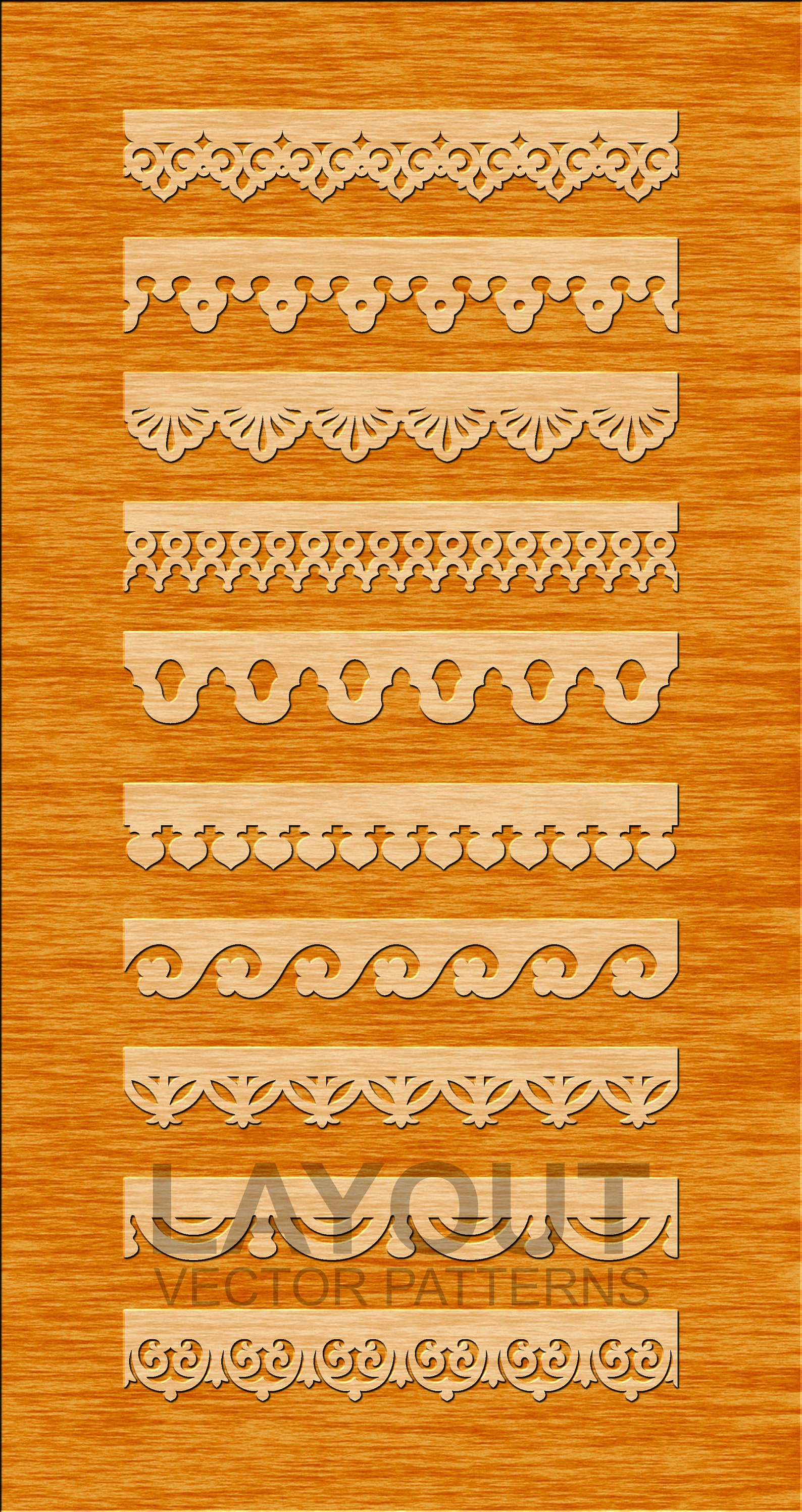 20 Seamless Border Designs Wall Decor Curtain Pelmets - Etsy