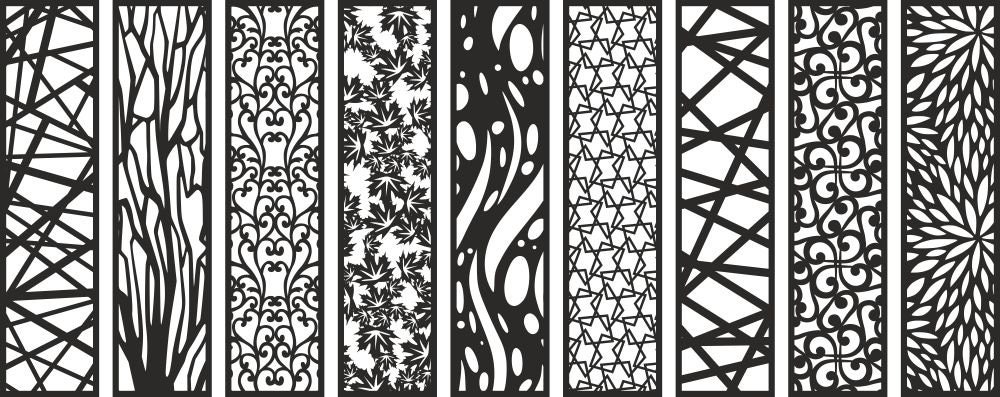 45 Decorative Panel | Set # 2 | Room Divider, Screen, Partitions, Door ...