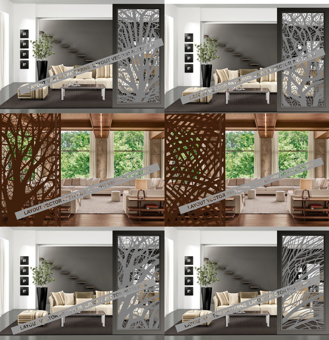 Tree Panels Room Decor Gate Grill Laser CNC Plasma - Etsy