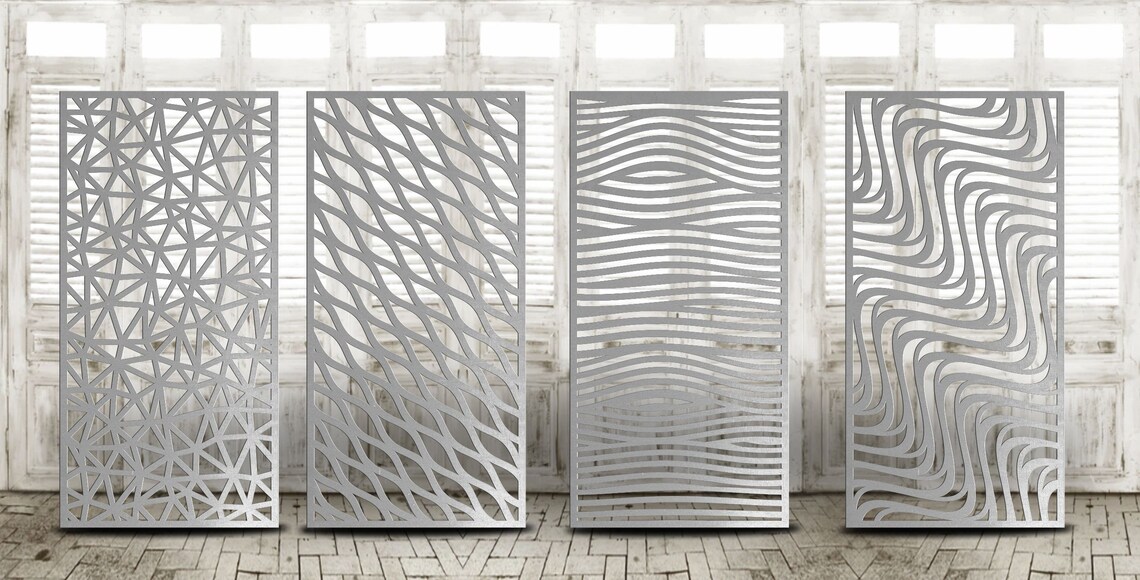32 Abstract Panel, Gate, Grill, Room Divider, Screen, Partitions, Wall ...