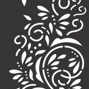 Floral Room Divider Panel, Screen, Partitions, Wall Hanging, Stencil ...