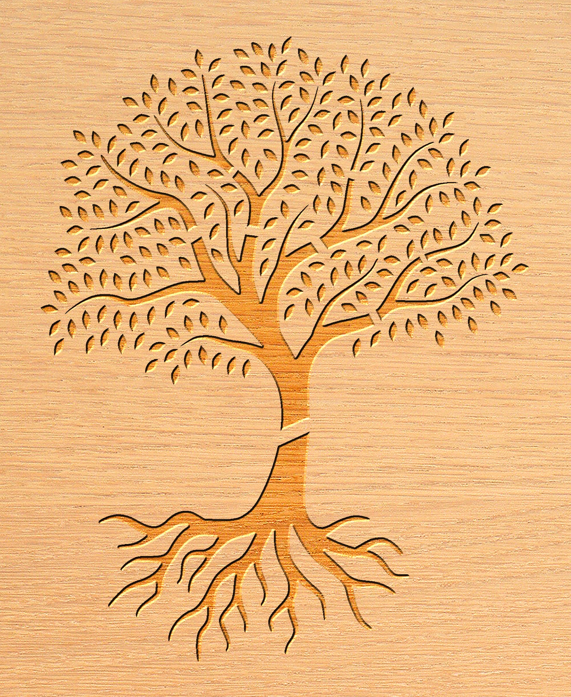 7 Tree Stencil Wall Decal Patterns Laser CNC Router | Etsy