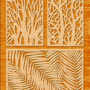 23 Tree Panels, Wall Panels, Room Decor, Tree Patterns, Laser, CNC ...