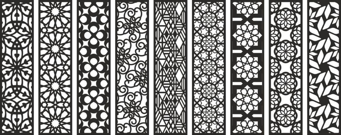 45 Decorative Panel | Set # 6 | Room Divider, Screen, Partitions, Door ...