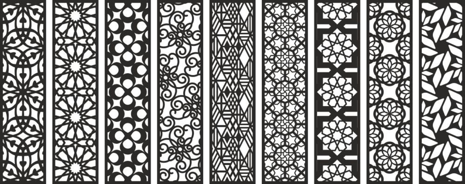 45 Decorative Panel Set 6 Room Divider Screen | Etsy