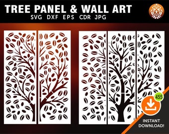 Birch Tree Panels Wall Panels Room Decor Tree Patterns | Etsy