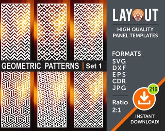 Pattern Panel Stencil Templates Dxf Svg Jpg Cdr Eps - Etsy