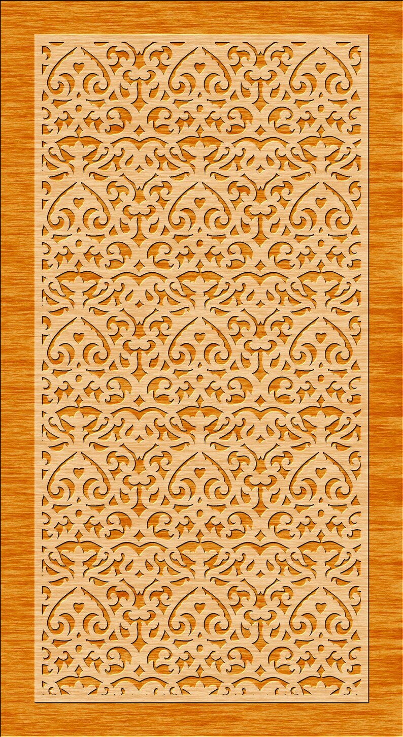 Room Divider Pattern Panel Stencil Templates Dxf Svg | Etsy