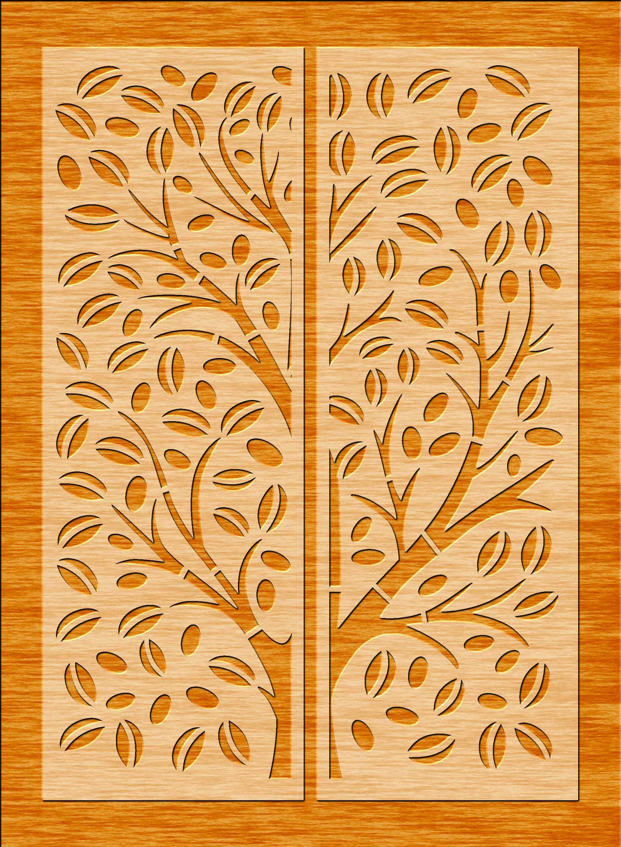 Tree Panels Wall Panels Room Decor Tree Patterns Laser - Etsy
