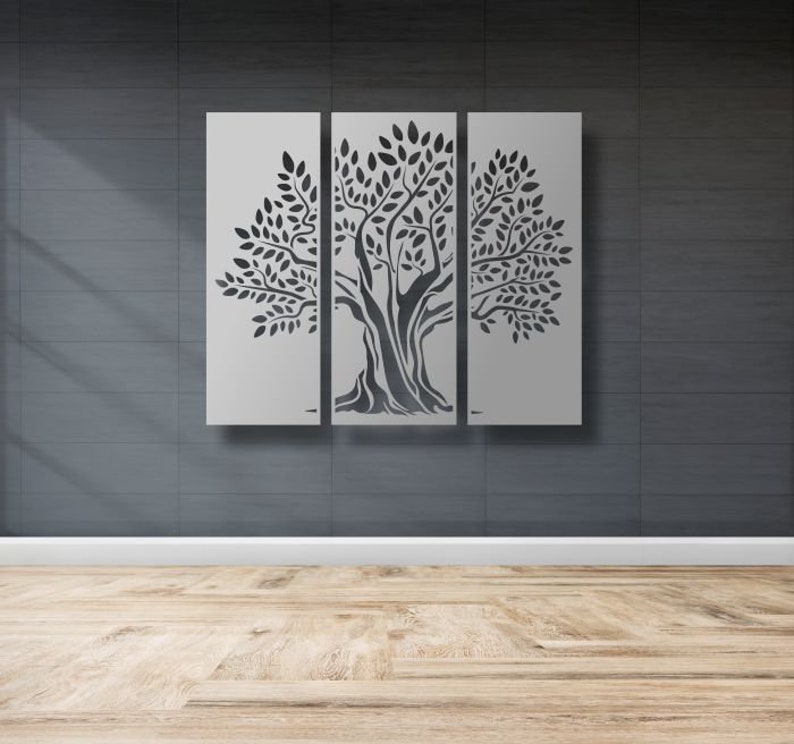 Tree Panel, Stencil, Wall Decor, Room Divider, Screen, Laser, CNC ...