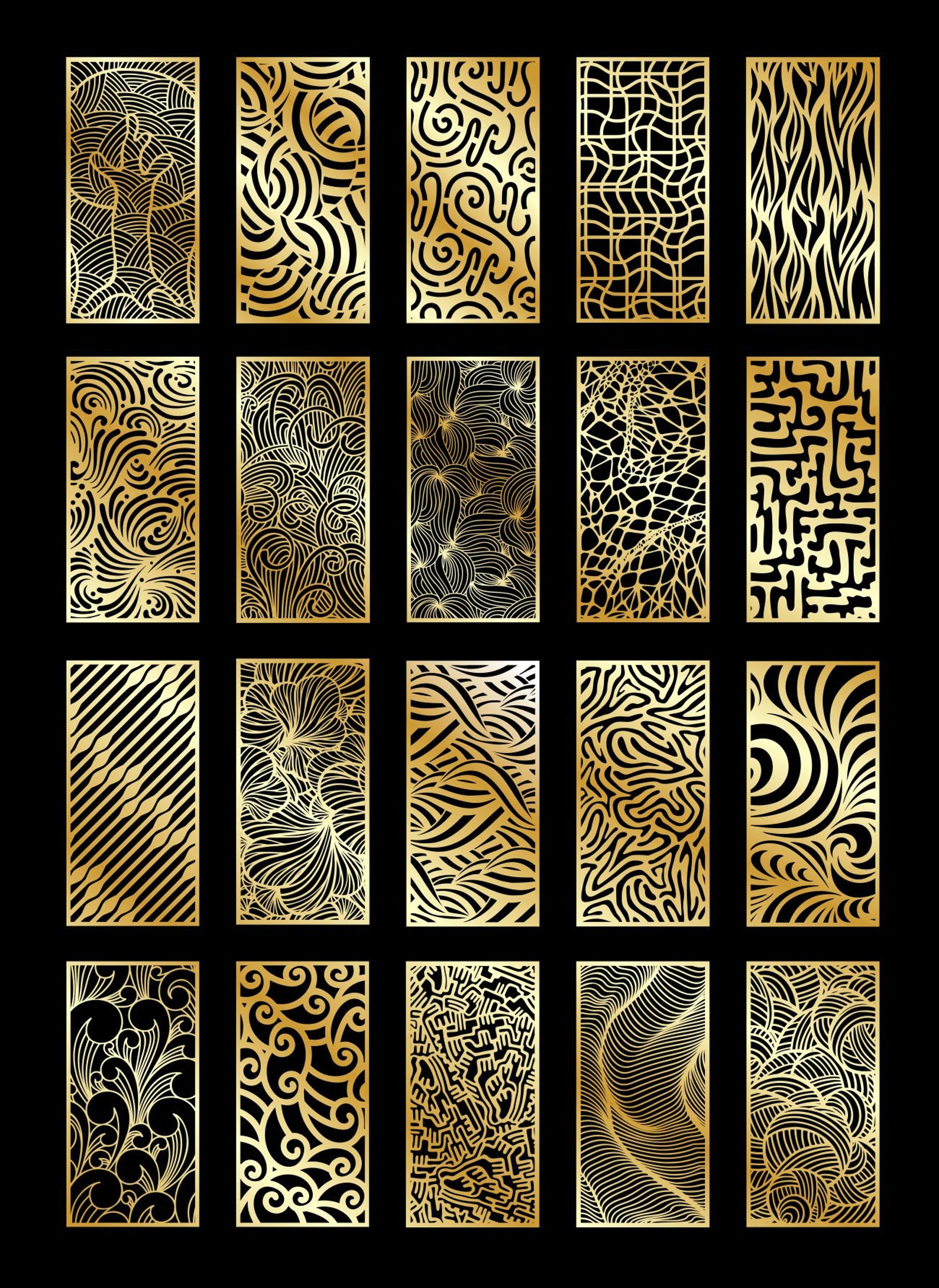 32 Abstract Panel, Gate, Grill, Door, Room Divider, Screen, Partitions ...