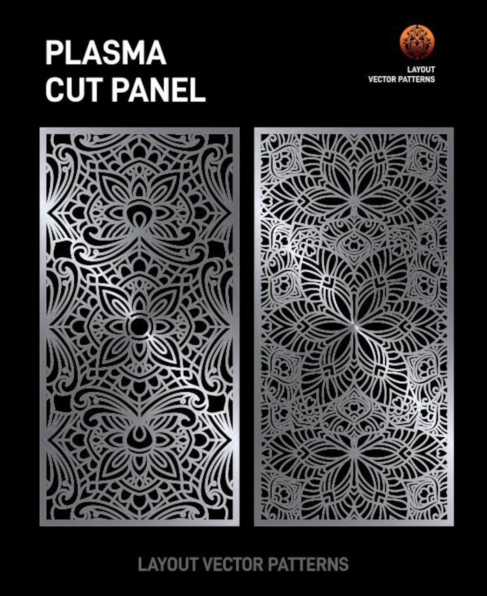 Ornamental Mandala Gate Grill Door Room Divider Laser - Etsy