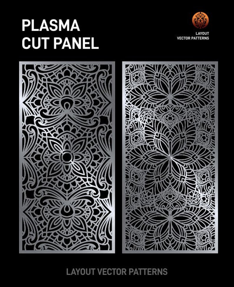 Ornamental Mandala Gate Grill Door Room Divider Laser - Etsy