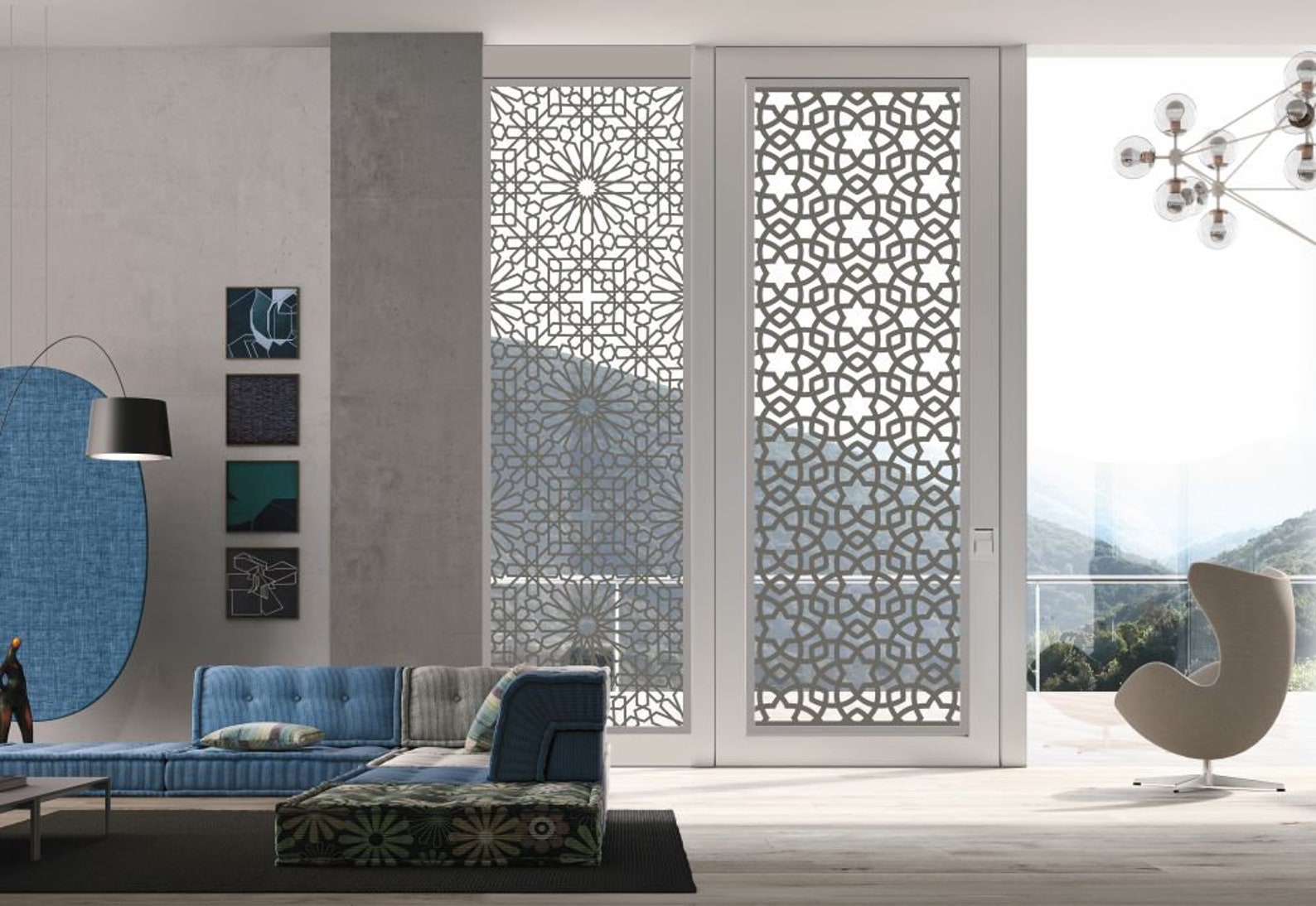 6 Arabic Room Divider Set 5 Privacy Screen Wall Hanging - Etsy