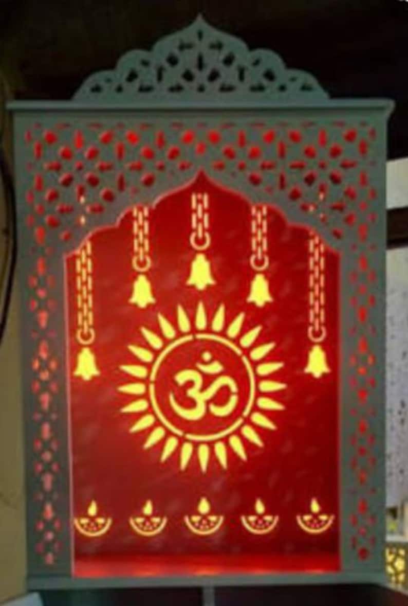 Buy 11 Temple Template Wall Hanging Partitions Screen Stencil Online in ...