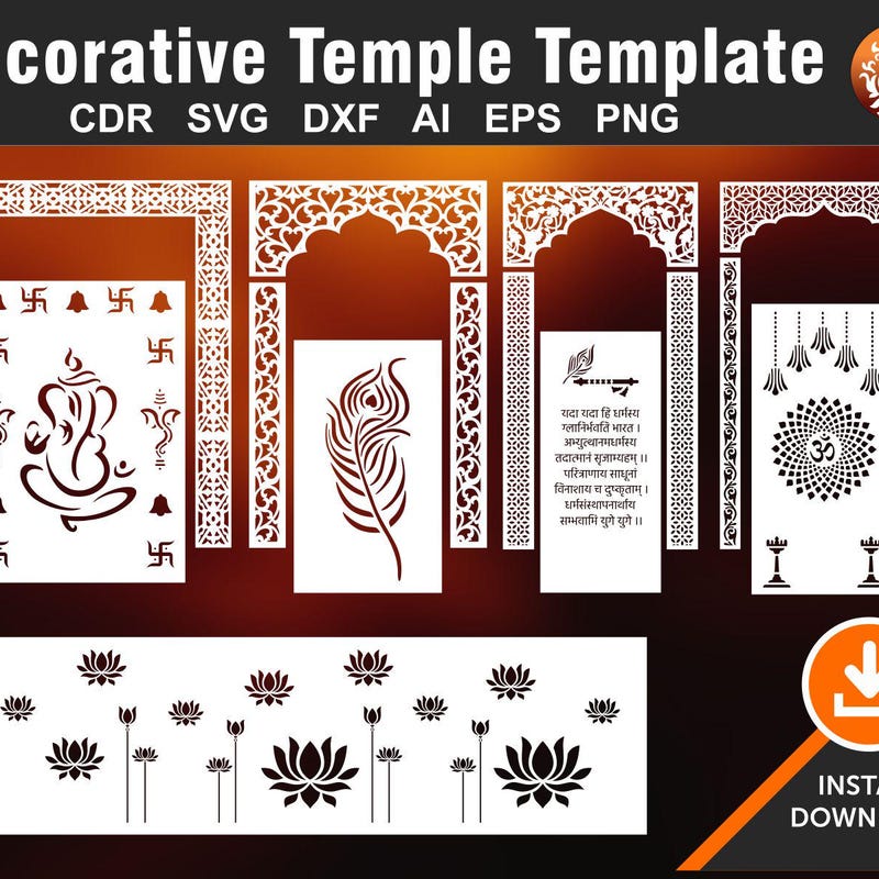 Pooja Mandir Dxf - Etsy