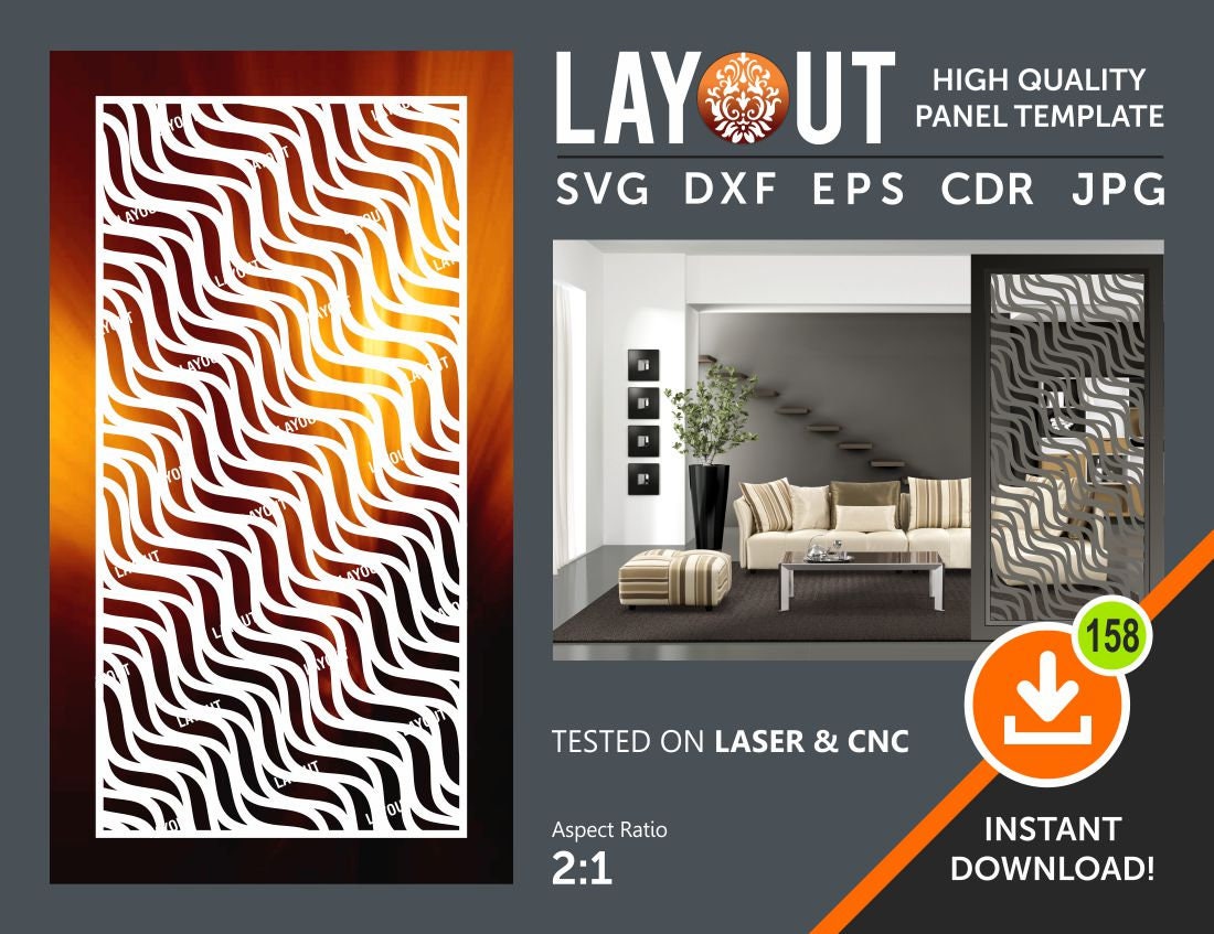 Room Divider CNC File Laser Cutting File Room Decor | Etsy