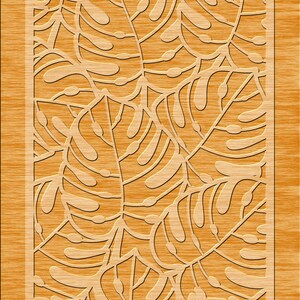 Leaf Panel Pattern, Decorative Room Divider, Wall Hanging, Screen Cnc ...