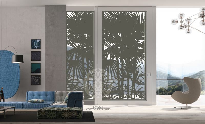 Leaf Room Divider Privacy Screen Tree Decorative Panel | Etsy