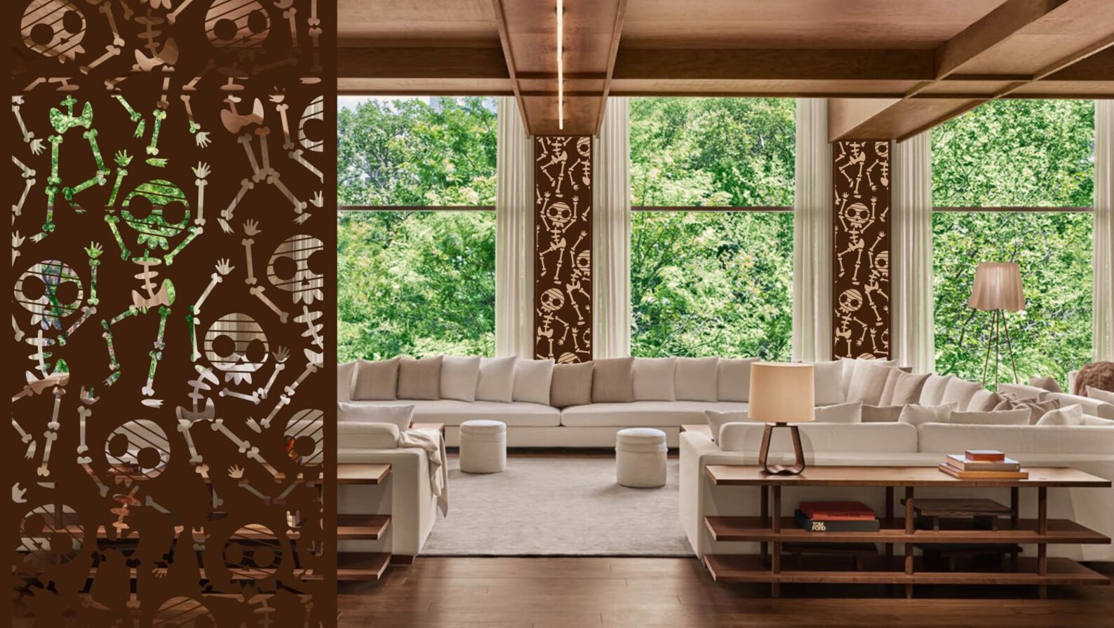Skeleton Room Divider, Privacy Screen, Partitions, Panel, Wall Hanging ...