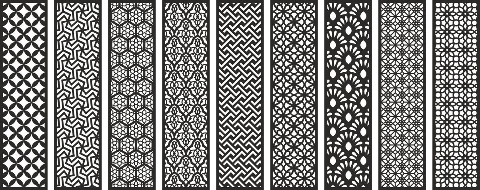 45 Decorative Panel Set 4 Room Divider Screen | Etsy