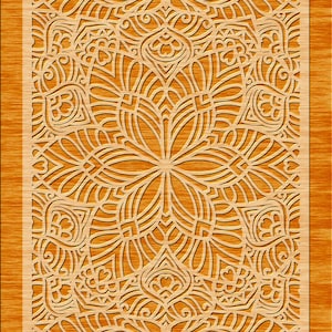 Ornamental, Mandala Gate, Grill, Door, Room Divider, Laser, CNC, Plasma ...
