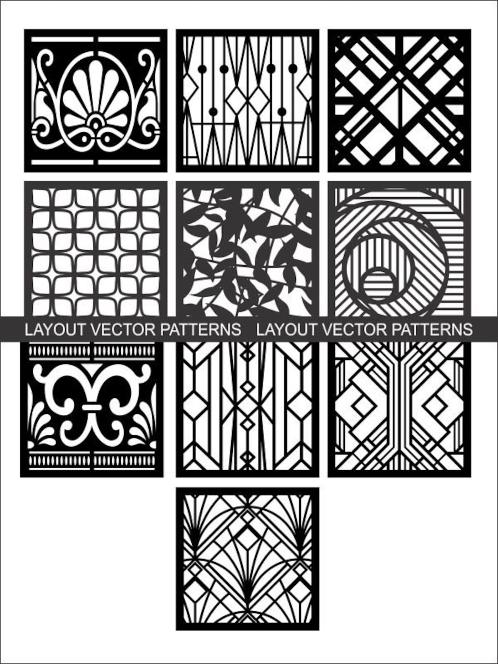100 Square Panels Decorative Patterns Hanging Room Divider - Etsy