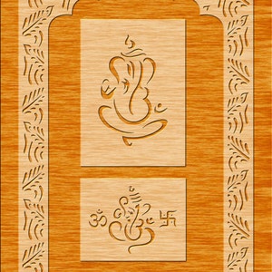 Temple Template, Wall Hanging, Arch, Partitions, Screen, Stencil, Laser ...