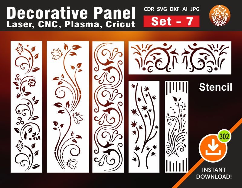 6 Decorative Panels Wall Hanging Partitions screen | Etsy