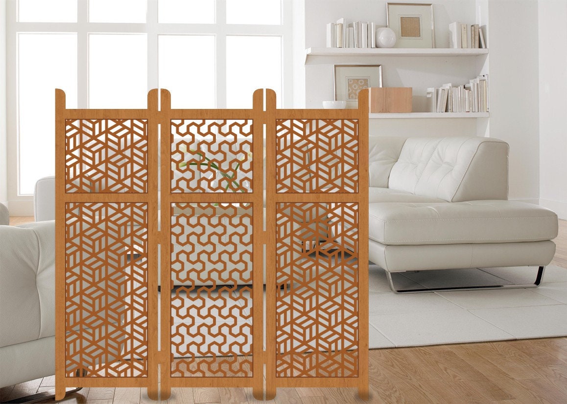 6 Geometric Pattern, Set #5 Decorative Panel, Privacy Screen, Stencil ...