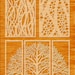 23 Tree Panels, Wall Panels, Room Decor, Tree Patterns, Laser, CNC ...
