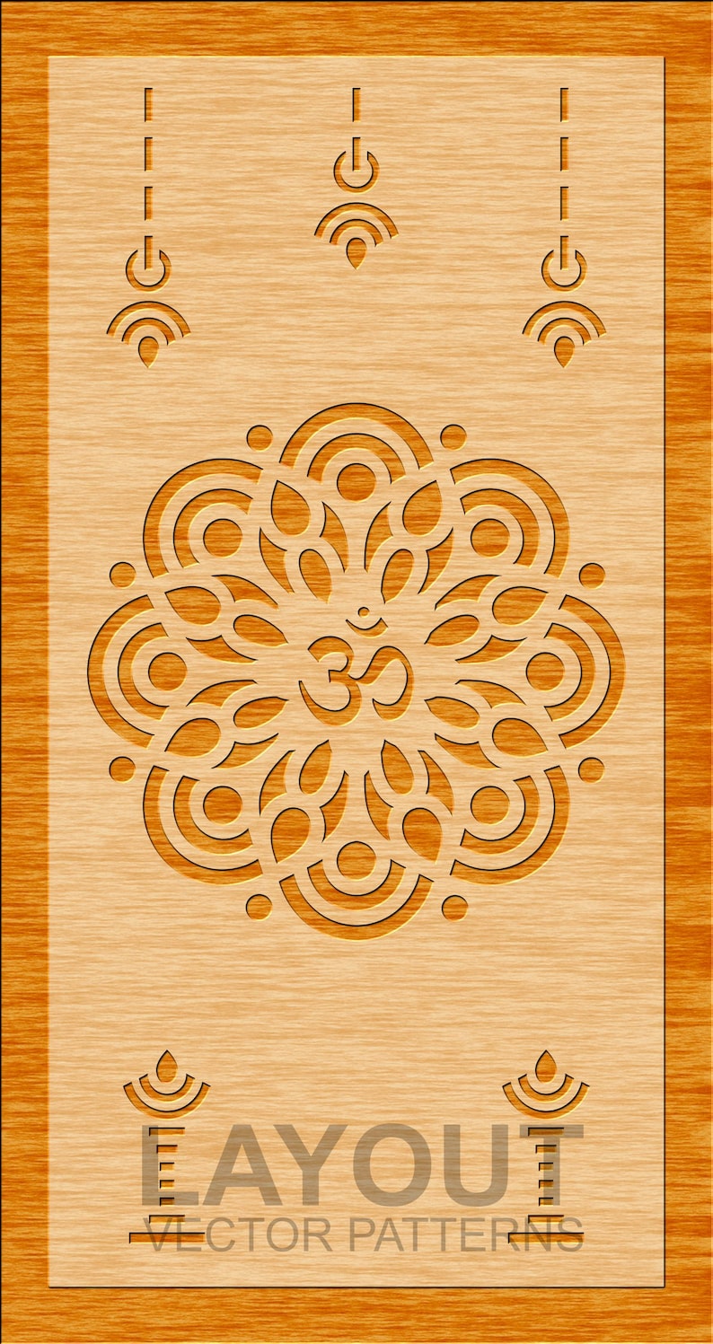 10 Temple Template, Wall Hanging, Partitions, Screen, Stencil, Laser ...